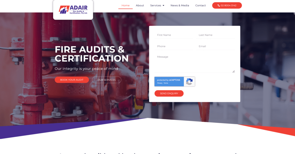 Adair Fire Audits and Certification - Jezweb