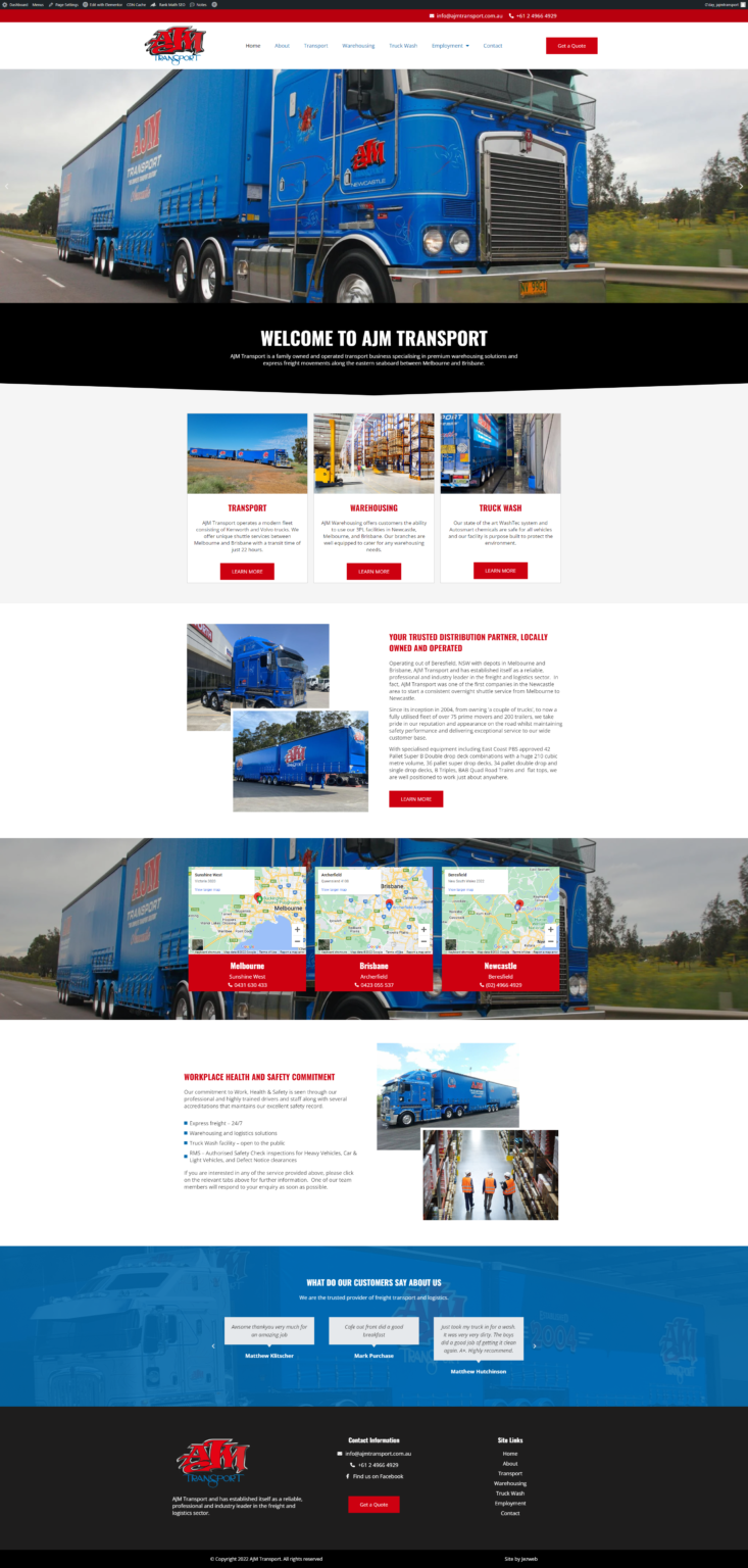 AJM Transport - Jezweb