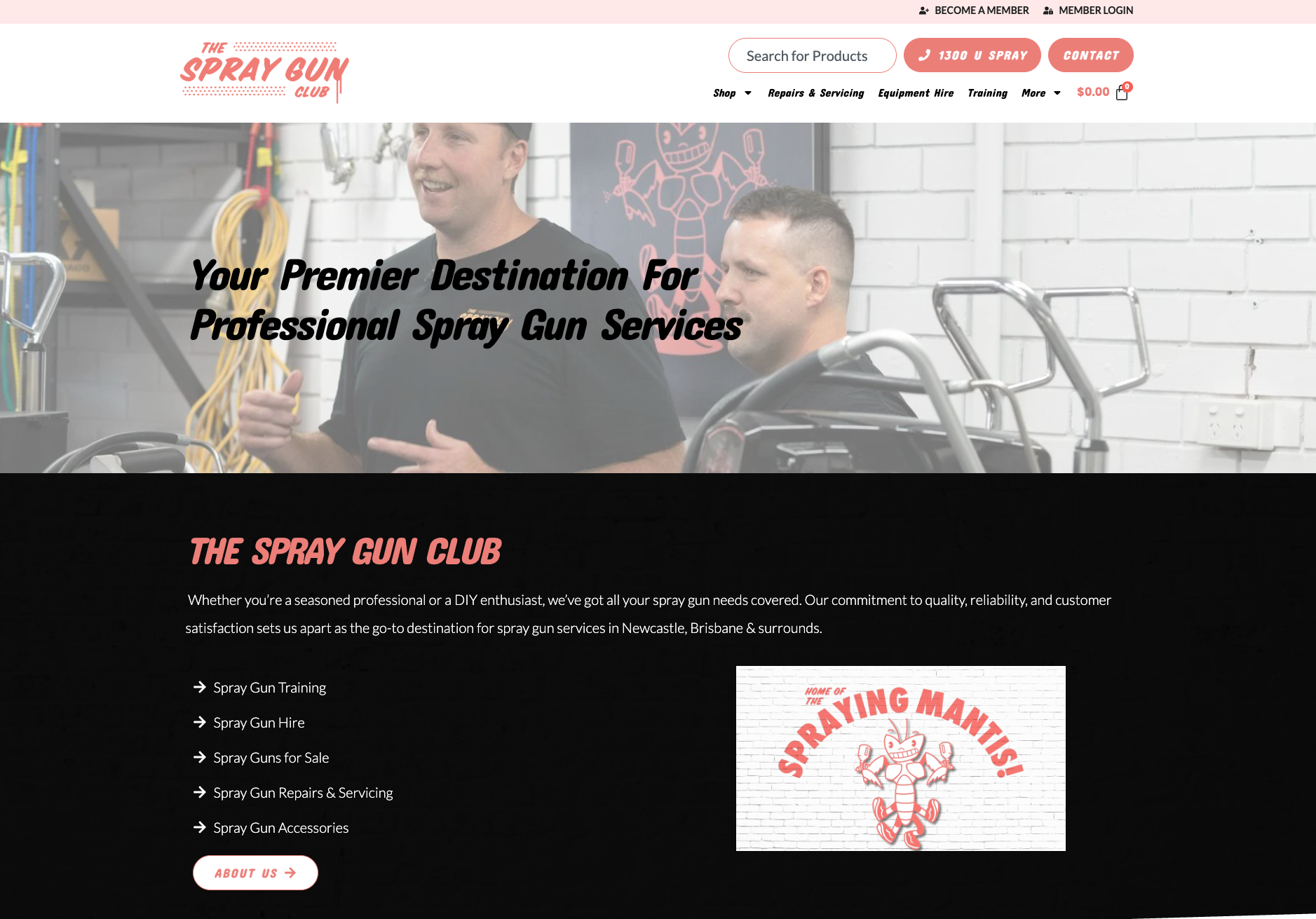 The Spray Gun Club - Jezweb